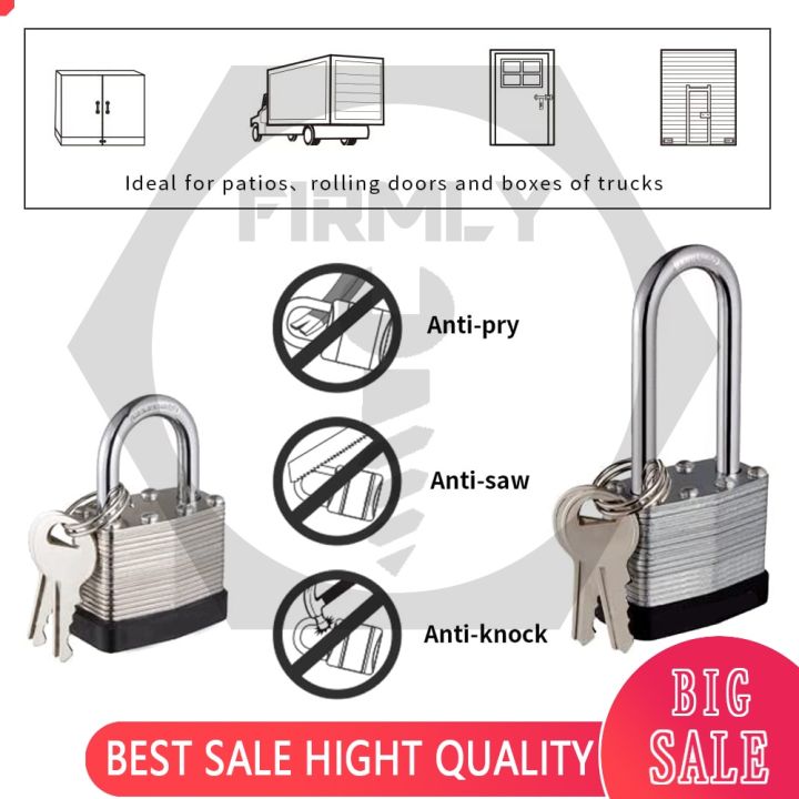 High Quality Padlock Heavy Duty Laminated 30 Mm 40 50 | Lazada