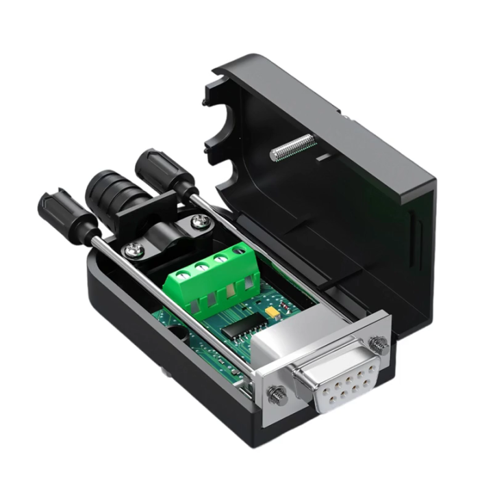 Industrial RS232 To RS485 Adapter For Long Distances Communication Data ...