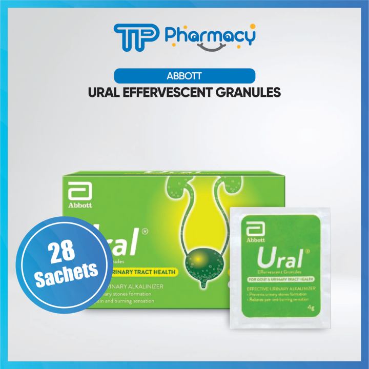 Abbott Ural Effervescent Granules (28 Sachet) | Lazada