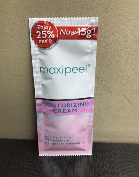 MAXI PEEL Moisturizing Cream 8g Moisturizing Cream For Dry Skin Cream With Ingredient Preference Skin Type Specific Cream Lazada Lazada PH