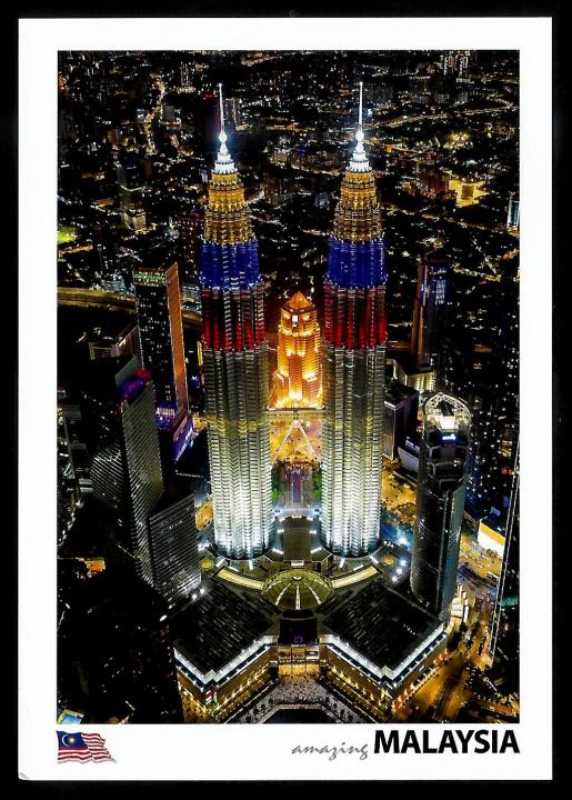 Malaysia Postcard - KLCC Petronas Twin Towers | Lazada