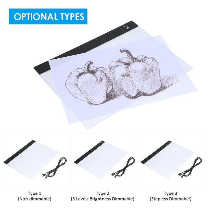 LED Copy Board Light 1mm Thick LED Light Pad LED Eye Conservation Light ...