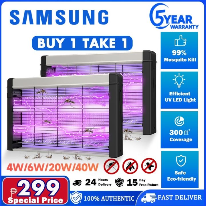 100% 0riginal Electric Mosquito Killer Lamp Fly Killer UV Light Insect ...