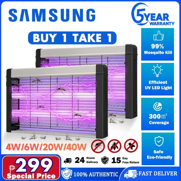 100% 0riginal Electric Mosquito Killer Lamp Fly Killer UV Light Insect ...