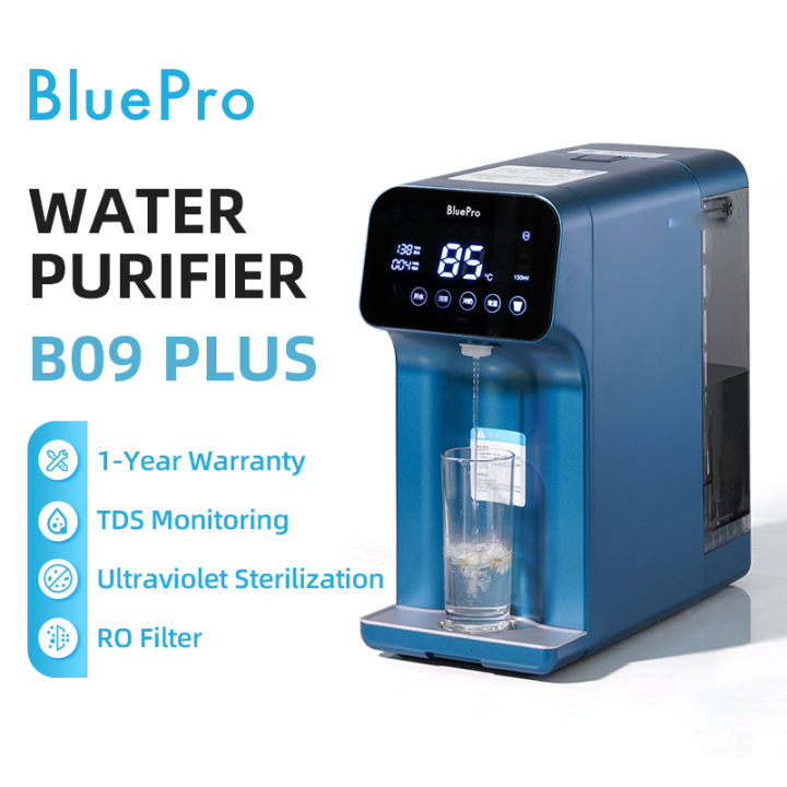 BluePro B09 Plus 5L Water Dispenser Instant Heating TDS Monitoring UV sterilization With RO ...