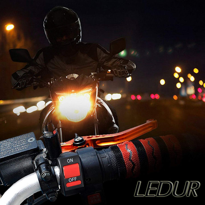 Universal Motorcycle ON OFF Button Switch Handlebar Fog Light Switch DC ...
