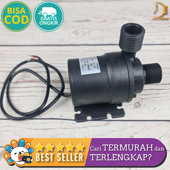 Pompa Air Mini Brushless Submersible Aquarium DC 12V 30W - CN ZYW890 ...