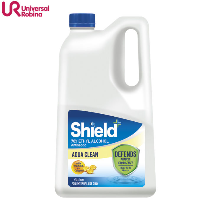 Shield+ 70% Ethyl Alcohol 1gal - Aqua Clean - Disinfectant - Shield ...