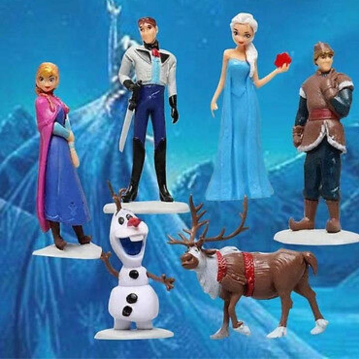 Cake Topper Cartoon Elsa Frozen (1pc) Cake Toys Elsa Cake Decoration ...