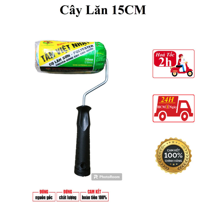Cây lăn tốt 15cm sơn nước, con lăn sơn dầu, rulo lăn keo... | Lazada.vn