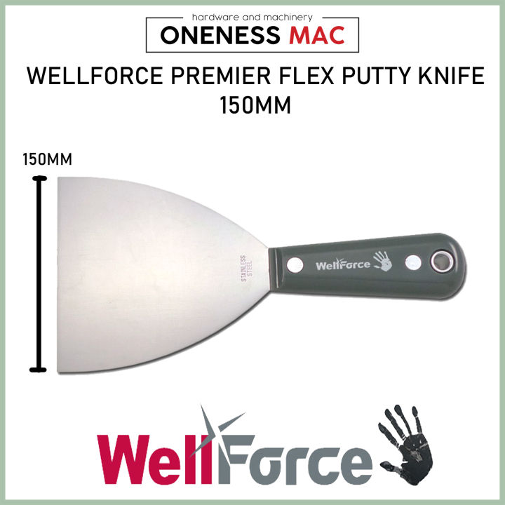 Wellforce Premier Putty Scraper Stainless Steel 150MM | Lazada