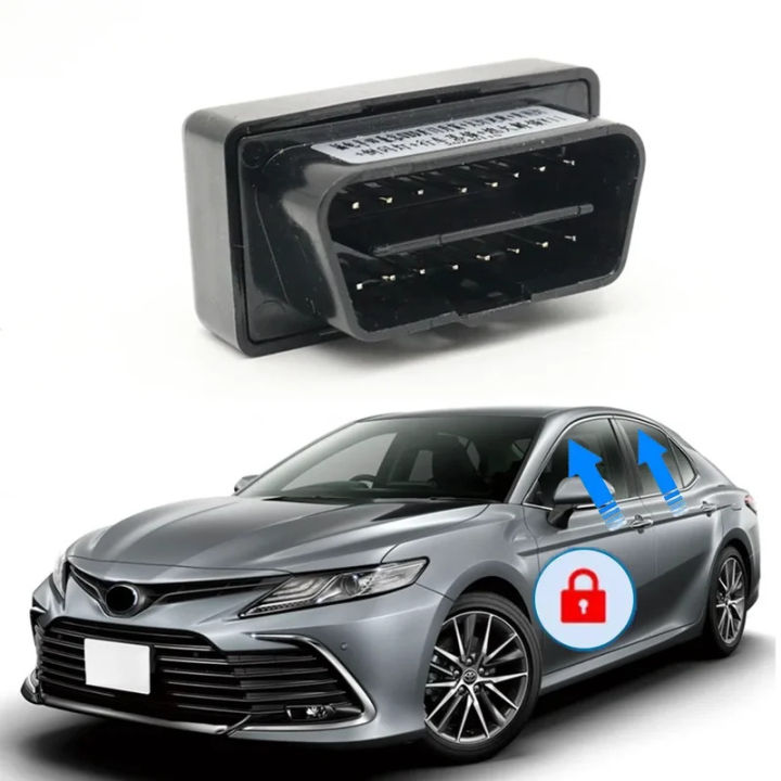 Automatic speed lock window close plug and play OBD device module for ...
