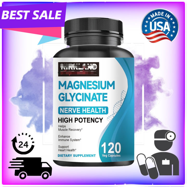 KIRK-LAND Magnesium Glycinate Capsules Reduce the risk of diabetes and ...