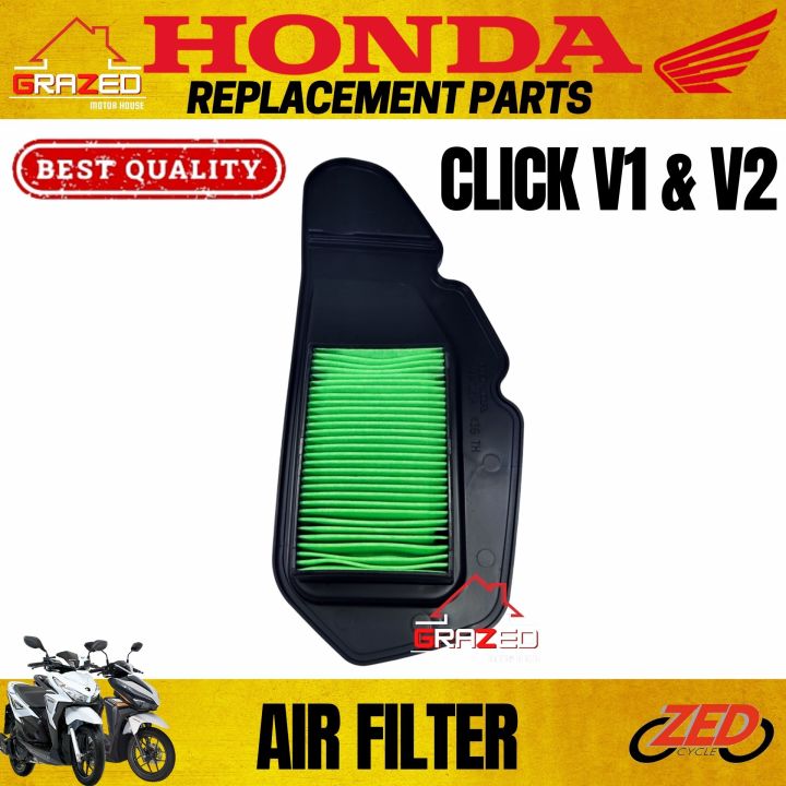 AIR FILTER ELEMENTS for Honda Click 125/150 V1,V2 and 125 V3 Game ...