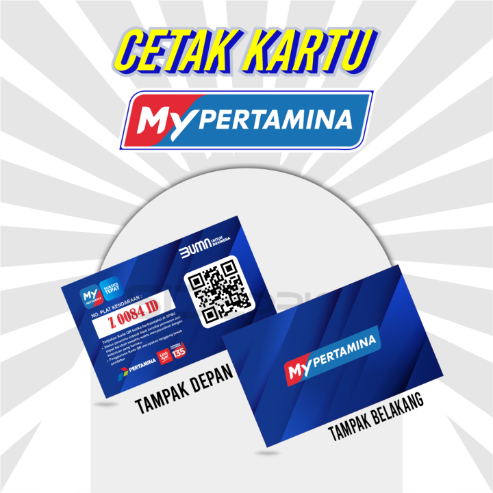 Cetak Kartu My Pertamina bahan Pvc tebal / cetak barcode pertamina ... Cetak Kartu My Pertamina bahan Pvc tebal / cetak barcode pertamina ...