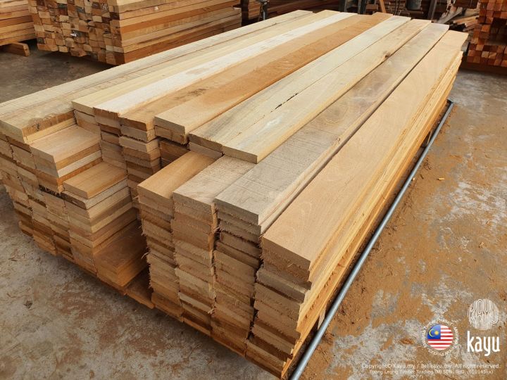 Balau Sawn Timber Solid Wood 1" x 4" (6') | Lazada