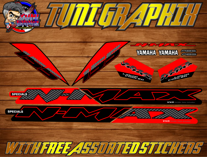 YAMAHA NMAX 155 V2 DECALS ( 01 MALAYSIAN ) w/freebies | Lazada PH