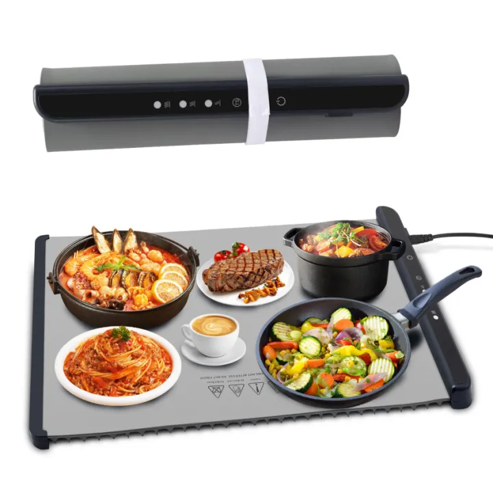 ⭐️【มีในสต๊อก+คลังสินค้าท้องถิ่น+COD】⭐แผ่นอุ่นอาหาร,ถาดอุ่นอาหารไฟฟ้า ...