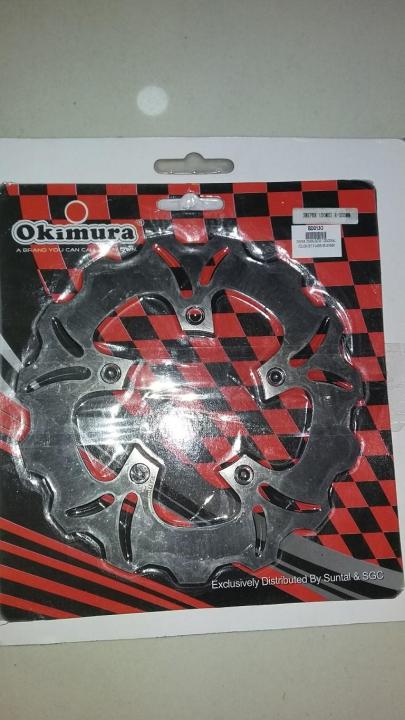 YAMAHA SNIPER 150 MXi BRAKE DISC FRONT AND RÈAR SET - OKIMURA | Lazada PH
