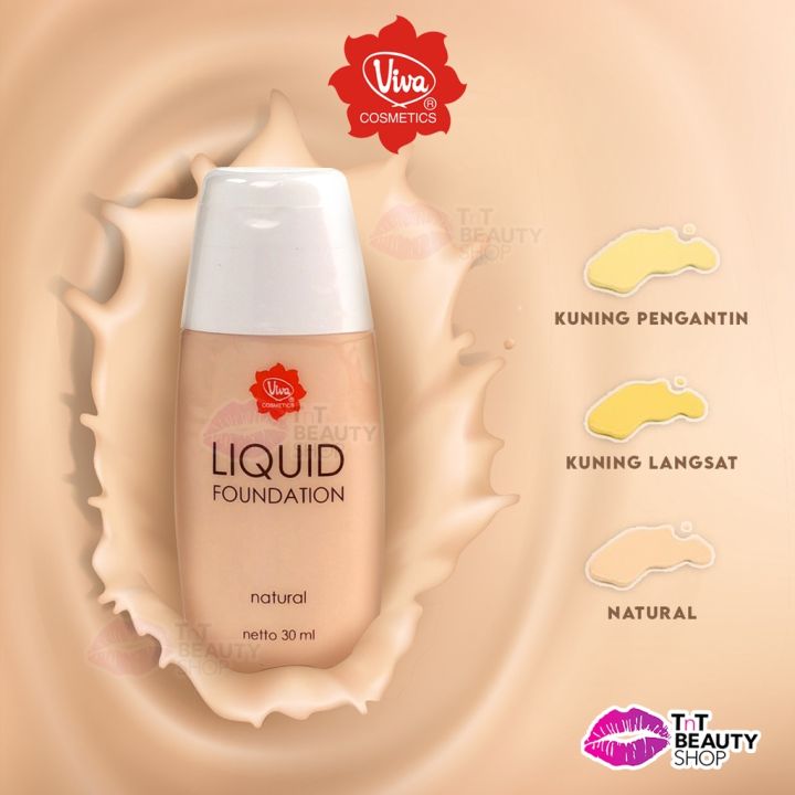 VIVA Liquid foundation Natural | Lazada Indonesia