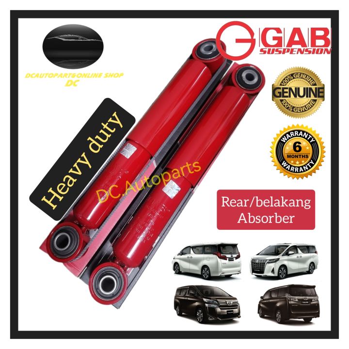 ORIGINAL GAB SUPER-R TOYOTA VELLFIRE / ALPHARD AGH30 GGH30 2015> REAR ...