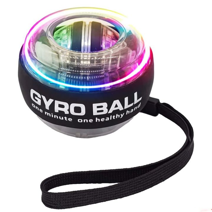 LED Gyroscopic Power Wrist Ball Self-Starting Gyro Ball Gyroball Arm ...