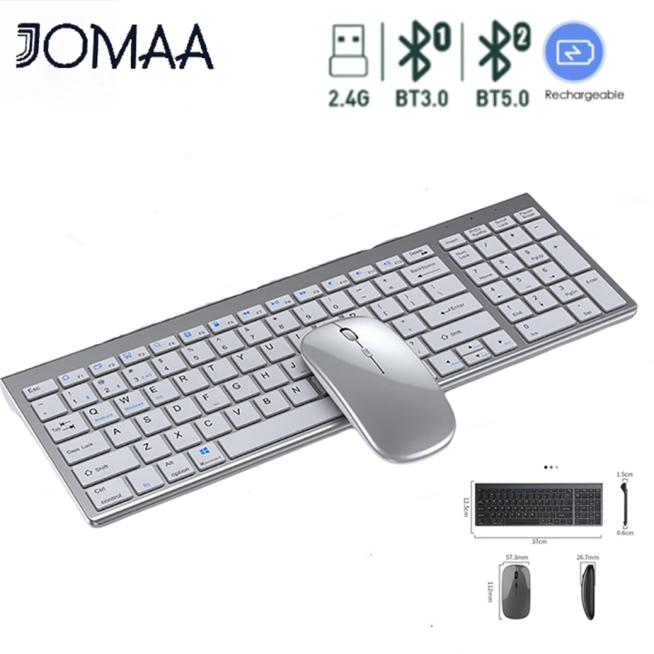 joa bluetooth keyboard 2.4g wireless keyboard and mouse set three-mode ...