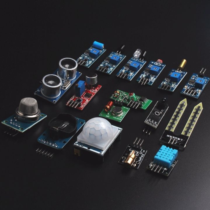 【Worth-Buy】 เซ็นเซอร์ชุดโมดูลเซนเซอร์16ชนิดสำหรับ Arduino ราสเบอร์รี่ ...