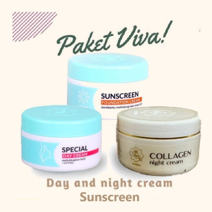 PAKET VIVA Skincare 3 in 1 - Perawatan sehari hari - maeve | Lazada ...