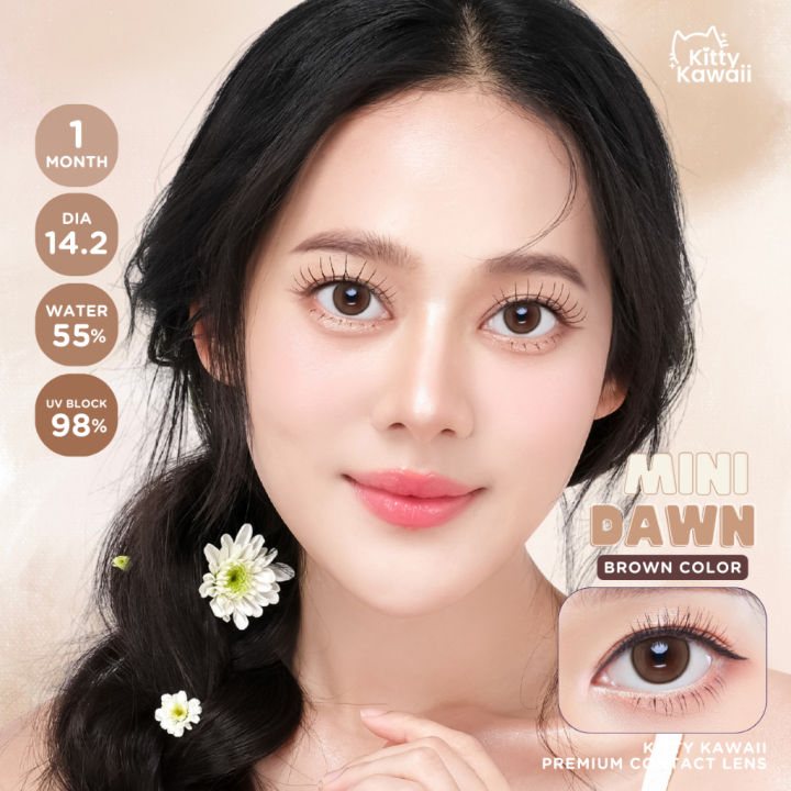 🔥คอนแทคเลนส์ ขนาดมินิ Mini Dawn (kittykawaii) | Lazada.co.th
