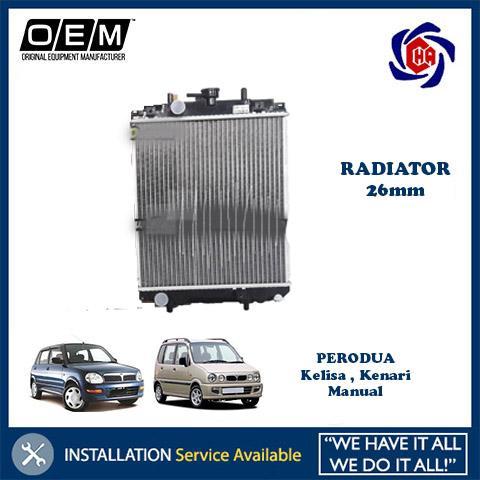Perodua Kelisa Kenari MANUAL 26mm Radiator | Lazada
