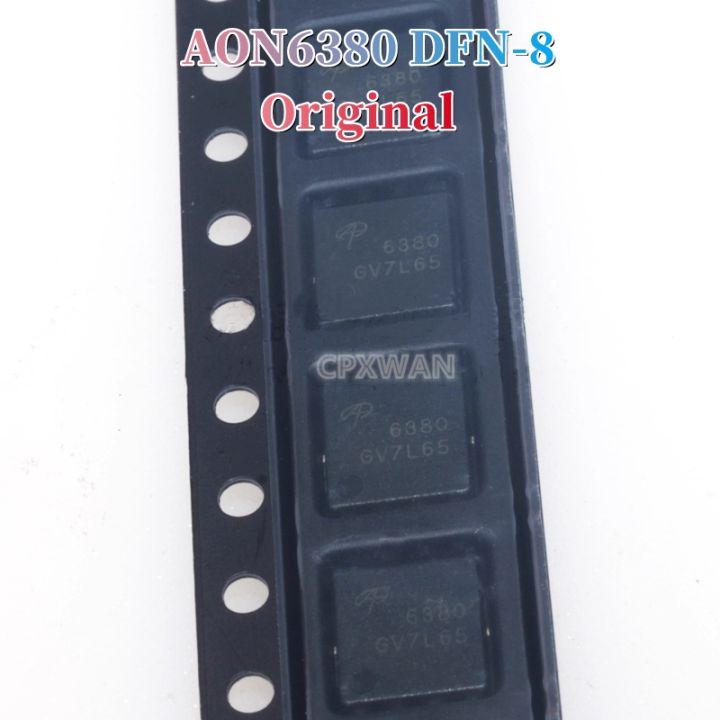 DFN-8 AON6380ดั้งเดิม5ชิ้น24A DNF8 6380/มอสเฟท N-Channel 30V ของแท้ใหม่ | Lazada.co.th
