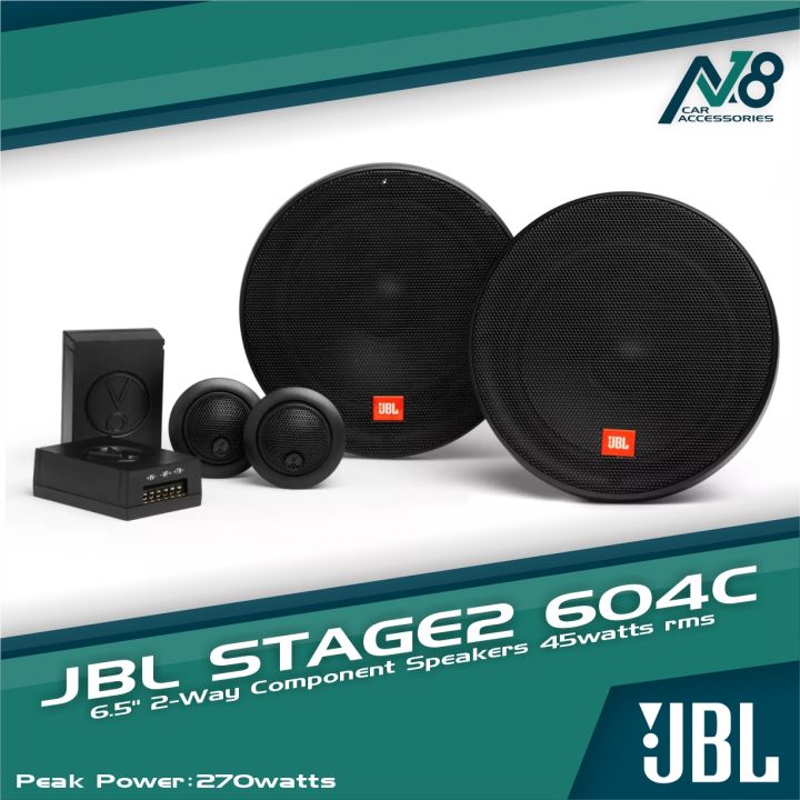 JBL STAGE2 604C 6.5" 2-Way Component Speaker System 45watts rms Genuine | Lazada PH