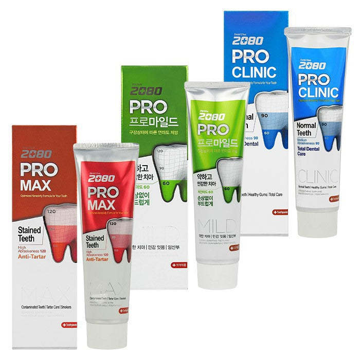 AEKYUNG 2080 PRO TOOTHPASTE 125G : MILD 125G / CLINIC 125G / MAX 125G ...
