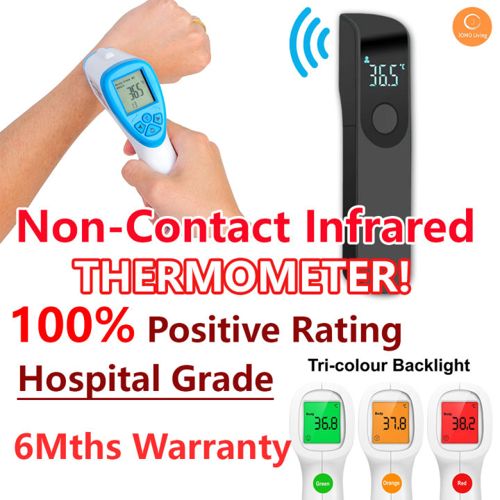 【Local 6 Mths Warranty】Medical Infrared Non-Contact Thermometer ...