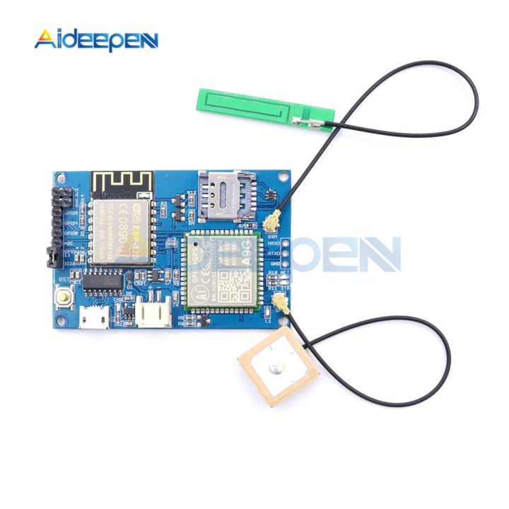 ESP8266 ESP-12S A9G GSM GPRS + GPS IOT Node V1.0โมดูลบอร์ดพัฒนา IOT All ...