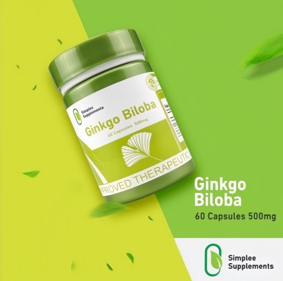Simplee Ginkgo Biloba Supplements Support Vision and Eye Healt Helps ...