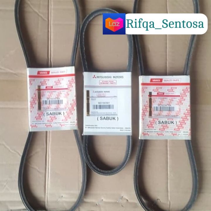 Fan Belt Vanbelt Tali Kipas L300 Diesel Mitsubishi 1 set | Lazada Indonesia
