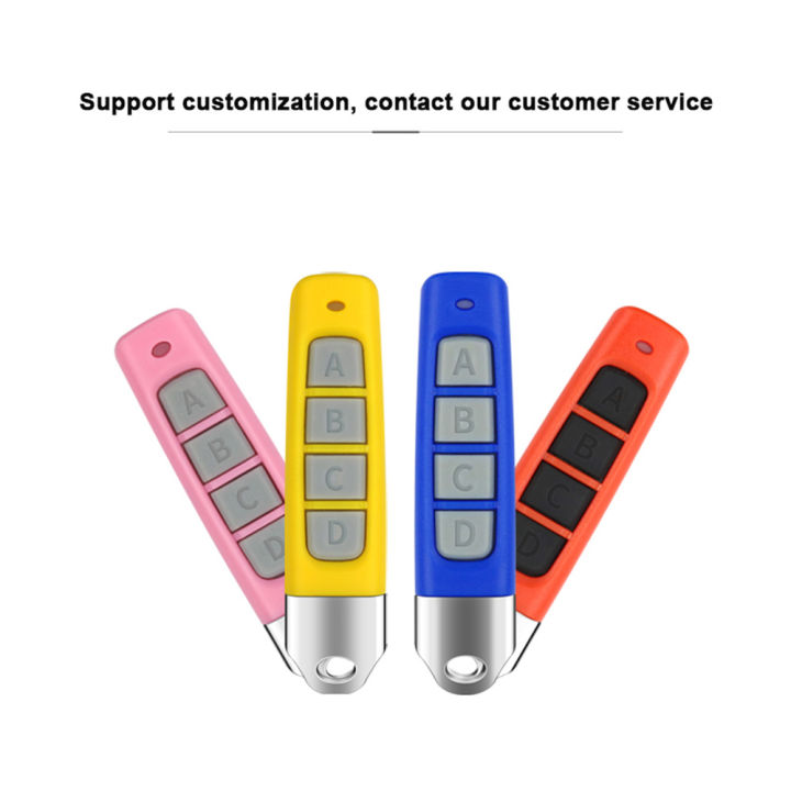 4ch Remote Control 433mhz Car Key Garage Door Gate Opener Remote Control Duplicator Clone ...
