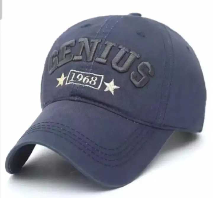 Termurah!! Trendy Topi Baseball Topi Cap GENIUS Premium/Topi Pria ...