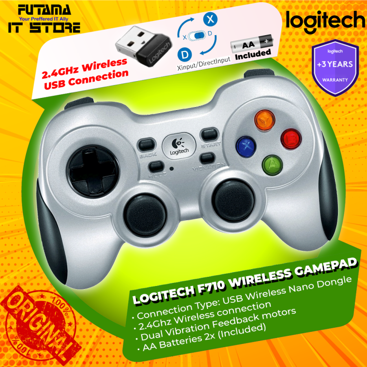 Logitech F710 Wireless Gamepad Pc Controller Lazada