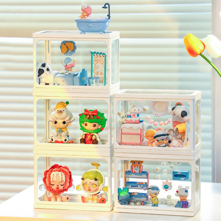 🔥Malaysia Stock🔥Transparent Toy Display Storage Box Figure Display ...
