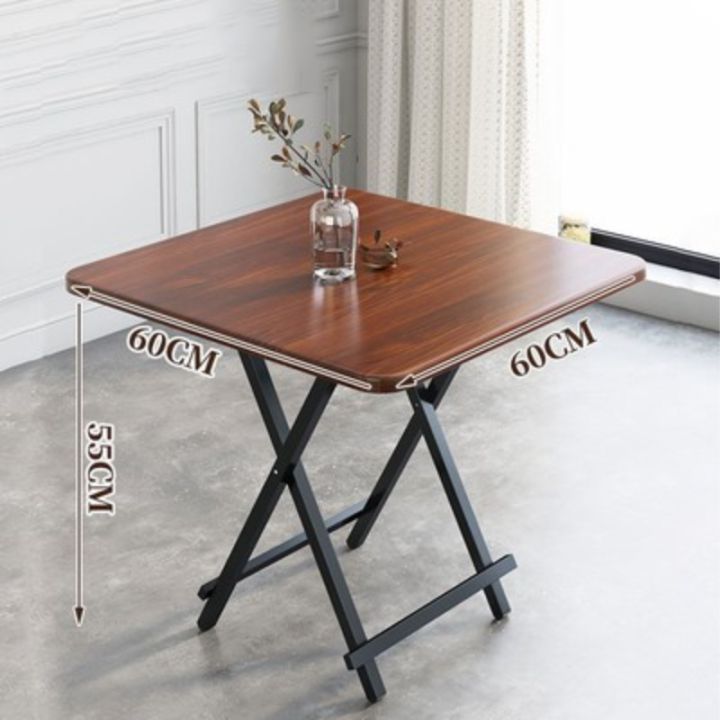 ORANGE Meja Makan Meja Lipat Ukuran 60x60cm Meja Makan Lipat Portable ...
