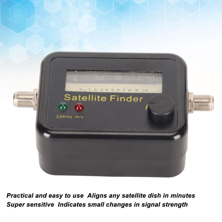 Digital Satellite Signal Meter Satellite Finder Ultra Sensitive Built ...