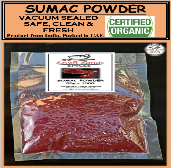 Authentic Indian Sumac Powder Strong and Pure 50g - 100g | Lazada PH