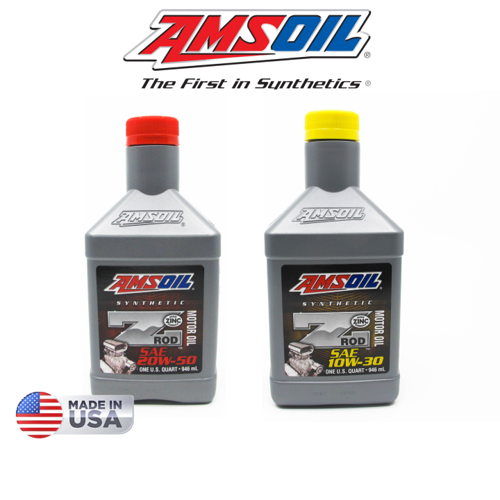 AMSOIL Z-ROD Series Engine Oils Fully Synthetic 10w30, 20w50 ...