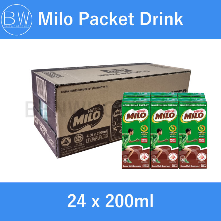 Milo Chocolate Malt Packet Drink (New Formula with more calcium ...