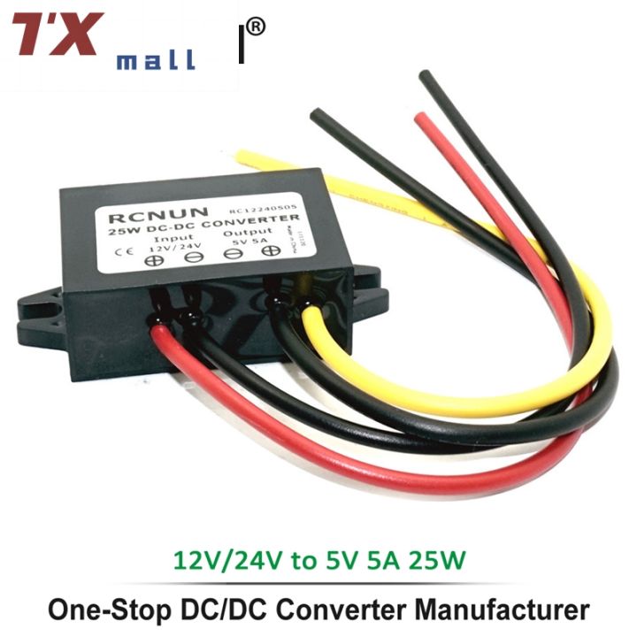 #new pro# 【TX】 12v 24v To 5v 3a 5a 10a Step Down Dc Dc Converter ...