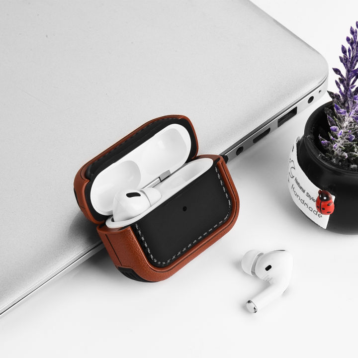 For AirPods Pro 2 2nd 2022 Case Leather TPU Cover For Apple AirPods 3 2 ...