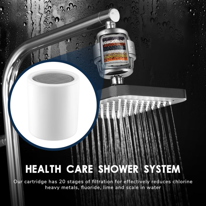 20 Stage Replacement Shower Water Filter (No Housing), Compatible with ...